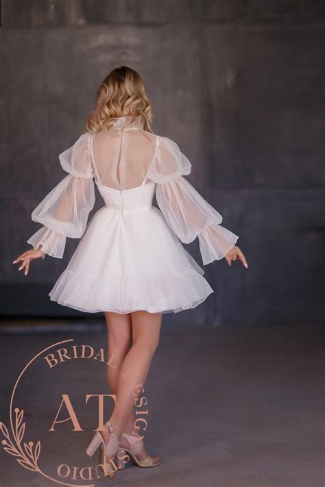 Mini Wedding Dress Short Wedding Dress Bridal Gowns Etsy Artofit
