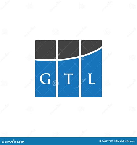 Gtl Letter Logo Design On White Background Gtl Creative Initials