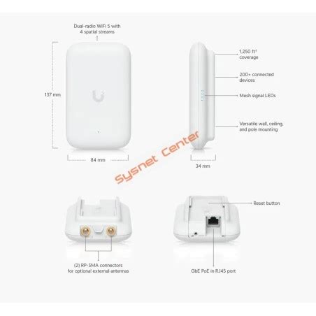UK Ultra Ubiquiti Unifi Access Point WIFI 5 2x2 MIMO 1 66Gb