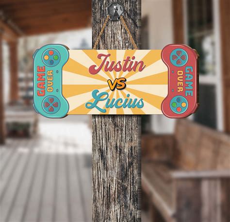 Custom Wooden Sign Personalized Name Room Sign For Twin Ws57 Canary