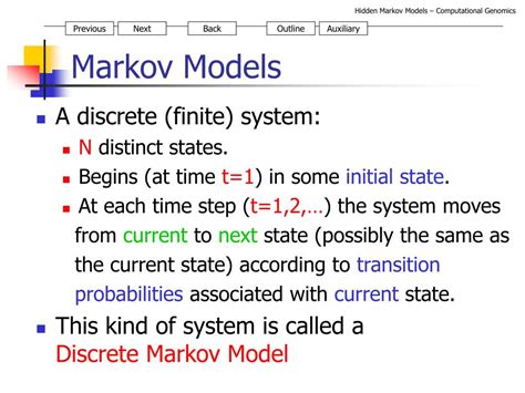 Ppt Lecture 8 Hidden Markov Models Hmms Powerpoint Presentation