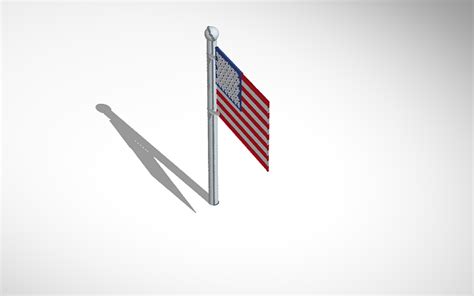 3d Design Usa Flag Tinkercad