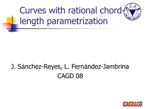 Ppt Curves With Chord Length Parameterization Powerpoint Presentation