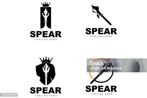 창 로고 장거리 던지기 무기 대상 아이콘 디자인 제품 및 회사 브랜드 아이콘 그림 검에 대한 스톡 벡터 아트 및 기타 이미지 검 검투사 고대의 Istock