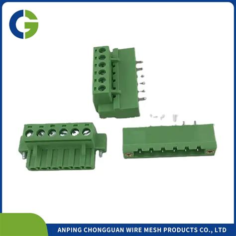 터미널 Blocks234 핀 직각 녹색 터미널 플러그 전기 케이블 와이어 스플라이서 플러그형 Pcb 나사 나사 없는 터미널 블록 커넥터 중국 터미널 블록 케이블