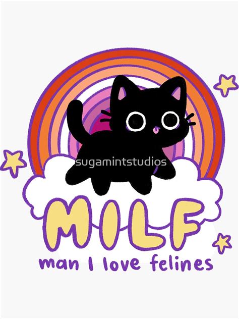 Lesbian Milf Sticker For Sale By Sugamintstudios Redbubble