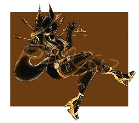 Rule 34 Anubis Anubis Monster Girl Encyclopedia Asazaz12 Nsfw Artist Breasts Cat Ears