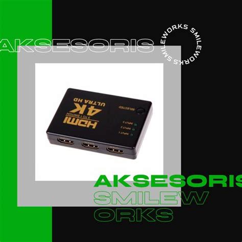 Jual HDMI Switch Hub Splitter HDMI 4K 2K 3in1 Ultra HD Untuk HDTV PC No Remote Kota