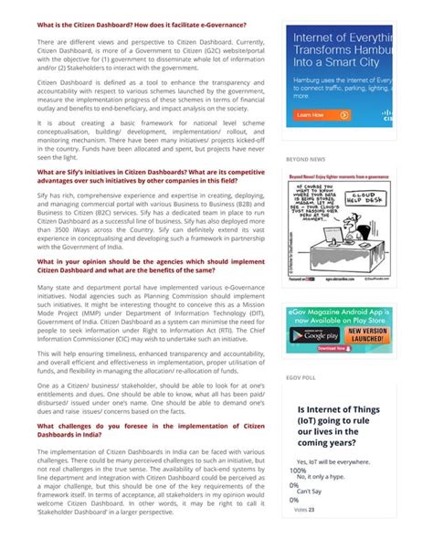 Citizen Dashboard Pdf
