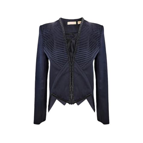 Sass And Bide Evening Jacket Navy Preloved Closet