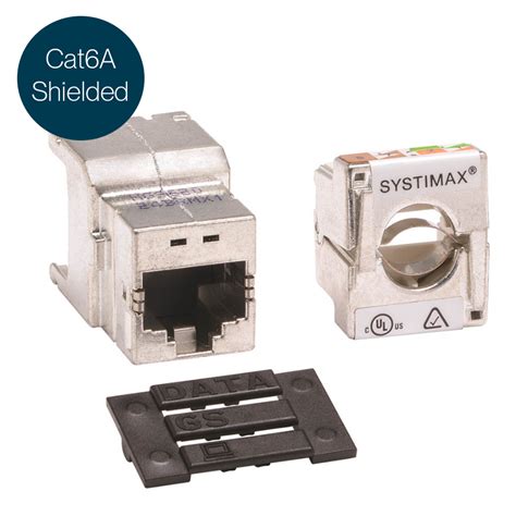 Systimax Gigaspeed X10d Hgs620 Jack Cat6a Shielded 760152801 Silver