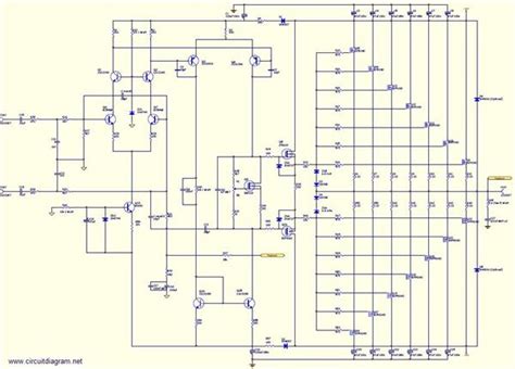 High Power Amplifier Schematic Diagram