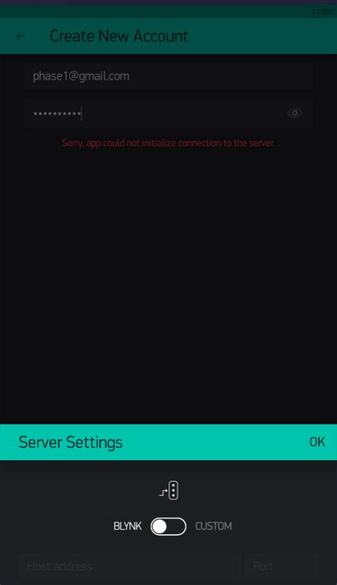 Why I Cannot Login App Blynk Issues And Errors Blynk Community