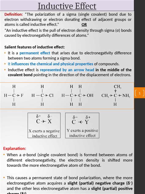 1 5 Inductive Electromeric And Resonance Effect Pdf Chemical Bond Acid