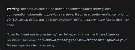 enhancer menu not appearing screenshots · issue 720 · notion enhancer notion enhancer · github