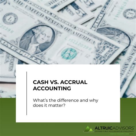 Cash Vs Accrual Accounting For Nonprofit Organizations — Altruic Advisors
