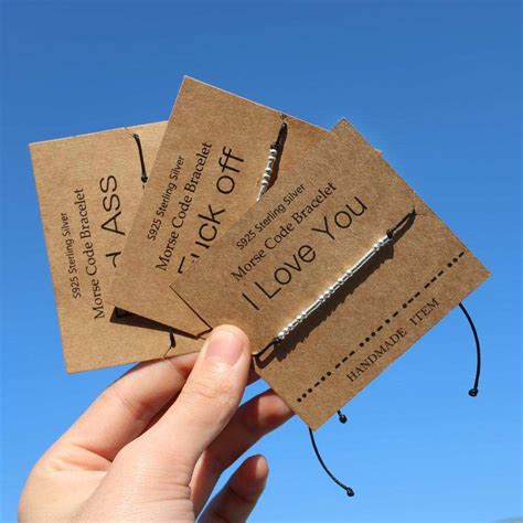 Fuck Off Morse Code Bracelet Official Morse Code Bracelets®