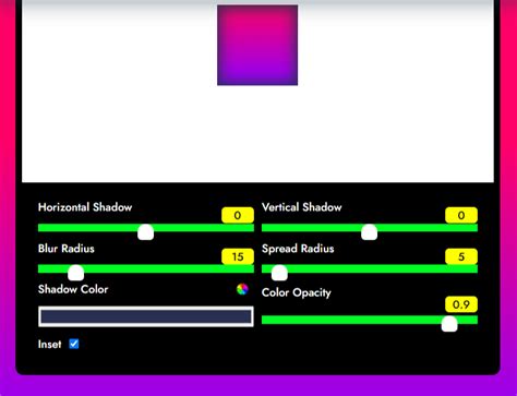 GitHub Ceotcr Css Shadow Generator CSS Shadow Generator Just Tweak Some Properties Copy