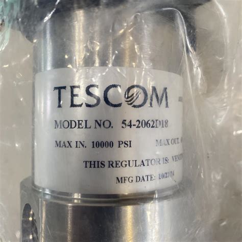 Tescom 1 2 Hydraulic Pressure Regulator 10000 Psi Stainless Steel 54 2062d18