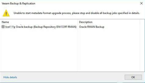 Veeam Rman Plugin Update Of Backup Meta Data Veeam Community