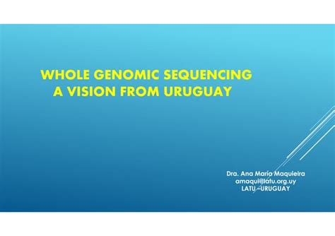 Whole Genome Sequencing Wgs For Food Safety Management A Vision From