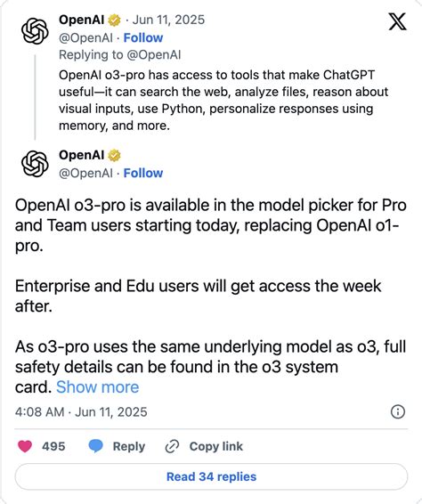 Openai发布o3 Pro：最强推理模型正式上线 Openai指南