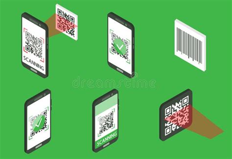 Qr Code Verification Concept Machine Readable Barcode On Smartphone Screen The Process Of