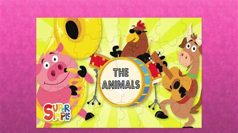 The Animals On The Farm Super Simple Songs Puzzle Youtube