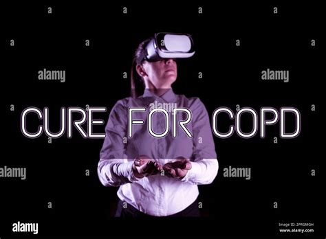 Writing Displaying Text Cure For Copd Business Idea Medical Treatment
