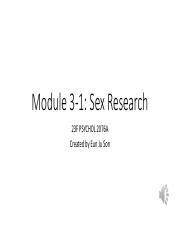 Understanding Human Sexuality Research Methods And Challenges Course Hero