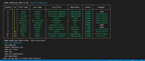GitHub Cameliabenavides EmployeeTracker