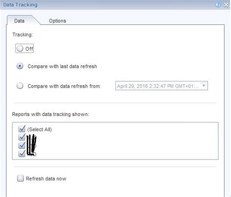 Track Changes In Webi Report SAP Community