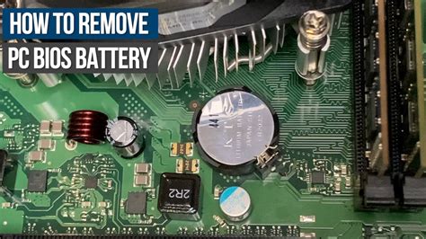 How To Remove And Replace Bios Battery Youtube
