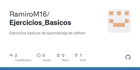 GitHub RamiroM Ejercicios Basicos Ejercicios Basicos De Aprendizaje De Python