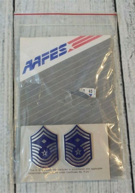 U S Air Force First Sergeant Rank Insignia Aafes Pins Air Force Ones