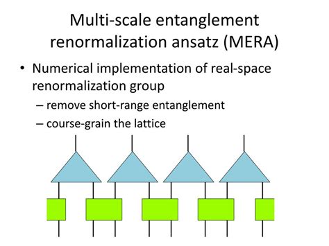 Ppt Combining Tensor Networks With Monte Carlo Applications To The Mera Powerpoint