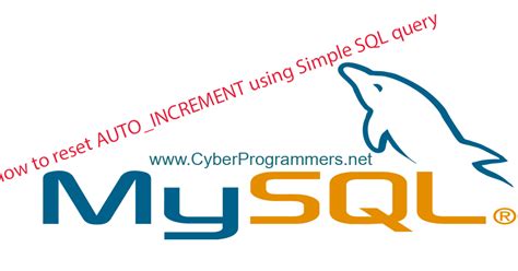 How To Reset The Autoincrement In Mysql Using A Simple Sql Query