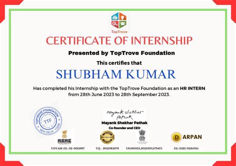 Shubham Kumar On Linkedin I Would Like To Express My Heartfelt