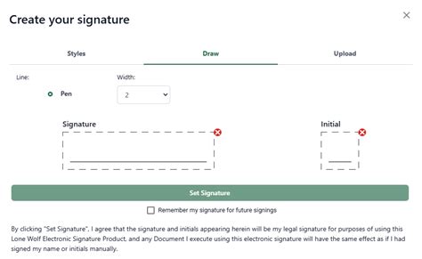 Set Up Your Electronic Signature Authentisign