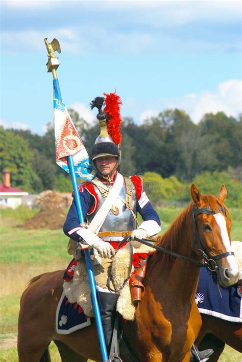 Portrait Of A Cuirassier From 5th Cuirassier Regiment Editorial Stock