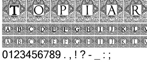 Topiary Initials Font Fancy Initials
