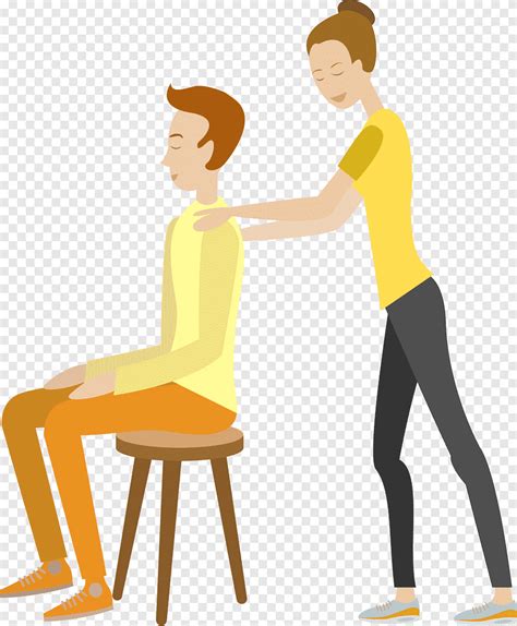 Neck Massage Clipart