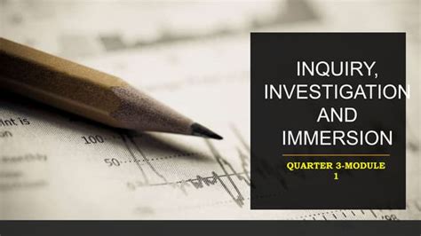 Inquiry Investigation And Immersion Lesson 1 Brainstorming Pptx Science