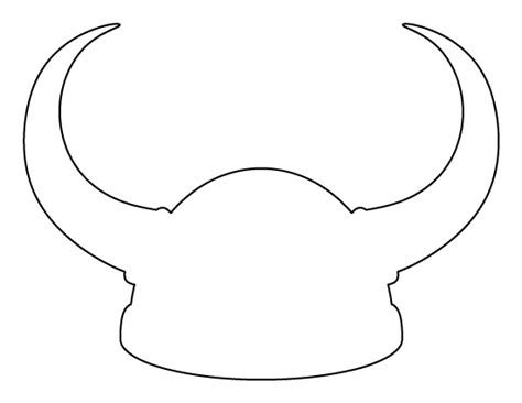 Viking Hat Coloring Page 2025