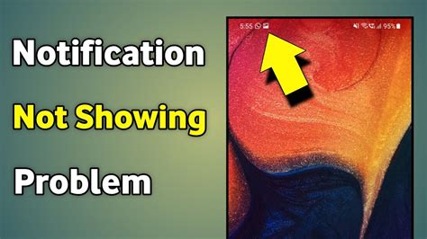 Notification Not Showing On Status Bar Samsung Mobile Notification Not Showing Youtube