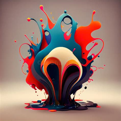 Vibrant Color Explosion A Symphony Of Hues Stock Illustration Illustration Of Form Style