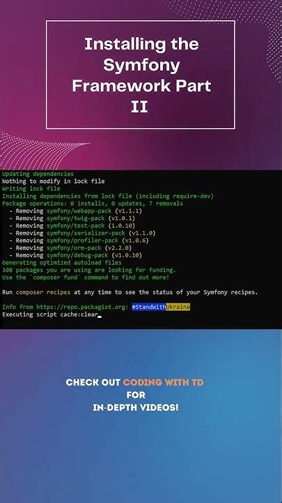 Symfony Command Install Website Skeleton Part Ii Shorts Youtube