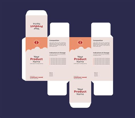 Modern And Style Corporate Medicine Box Packaging Design 28151465