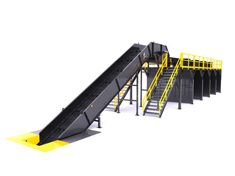 Recycling Sort Station Conveyors Fluent Conveyors