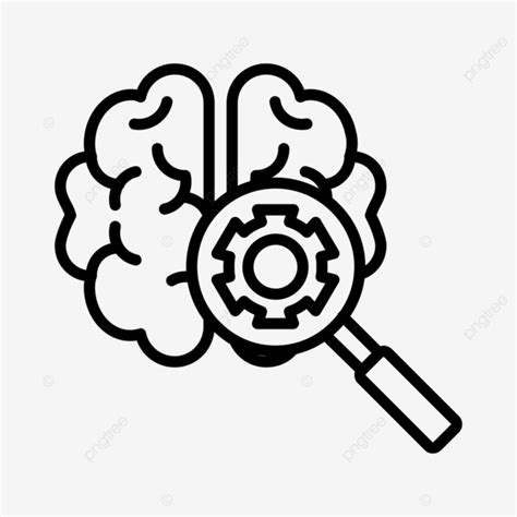 Deep Learning Line Icon Vector Deep Drawing Learning Drawing Deep Sketch Png And Vector With